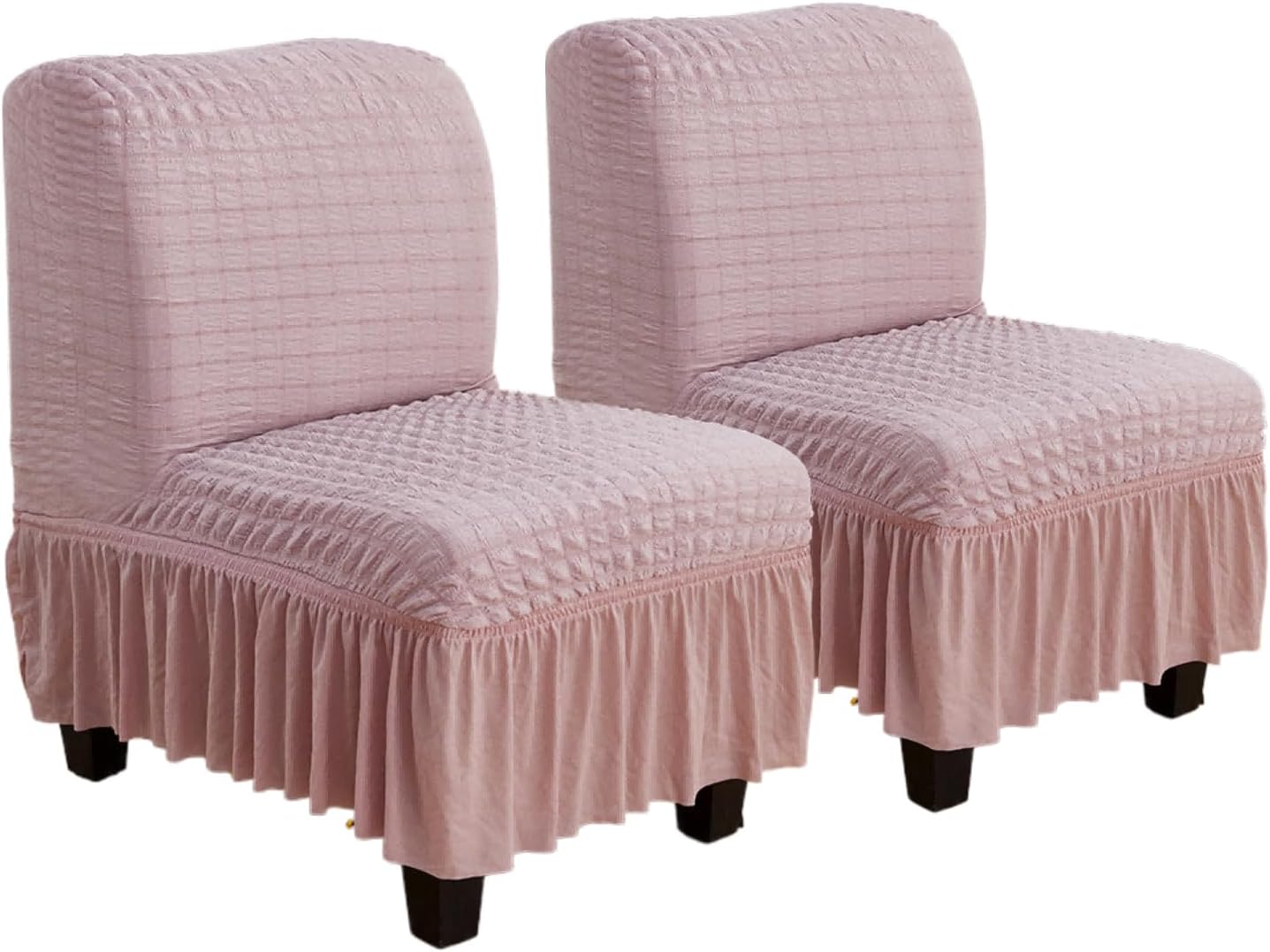 Amazon.com: INLDY 2 Packs Stretch Armless Accent Chair Cover, Thick ...