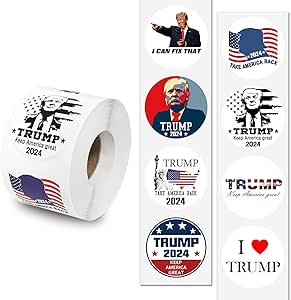 Amazon.com: Trump 2024 Stickers 500 Pack Funny Trump Merchandise Gifts ...