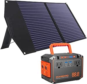 Amazon.com: MARBERO Portable Power Station 150W Peak with 100W Portable ...