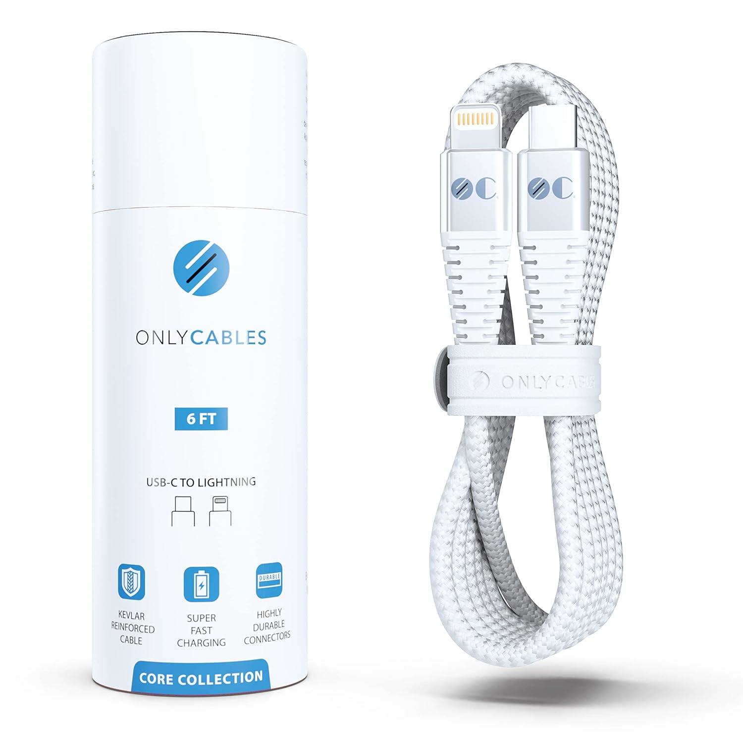 Amazon.com: OnlyCables Premium USB-C to Lightning Cable 6FT - [Apple ...