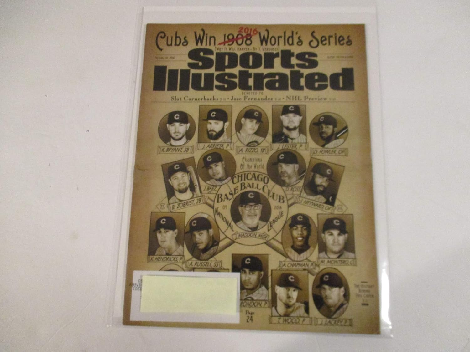Amazon.com: OCTOBER 10, 2016 SPORTS ILLUSTRATED MAGAZINE FEATURING THE ...