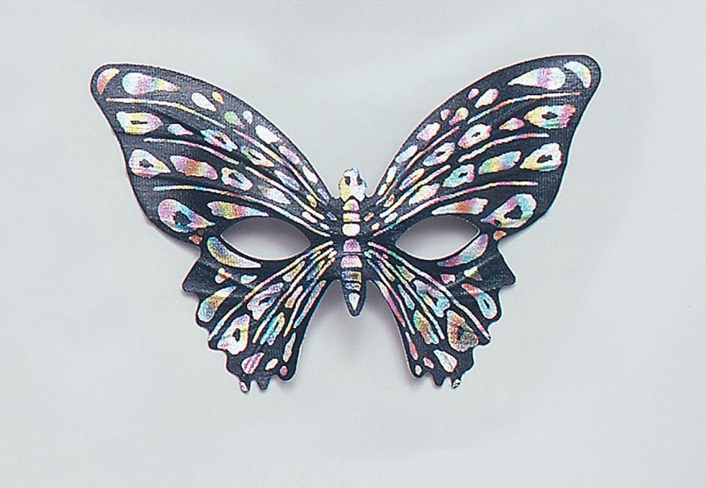 Amazon.com: Bristol Novelty Butterfly Eye Mask Black Eye Masks - Women ...