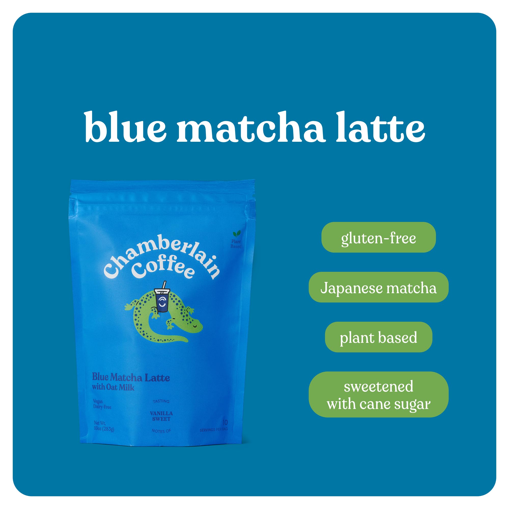 Snapklik.com : Chamberlain Coffee Blue Matcha Latte - Vegan Matcha Latte