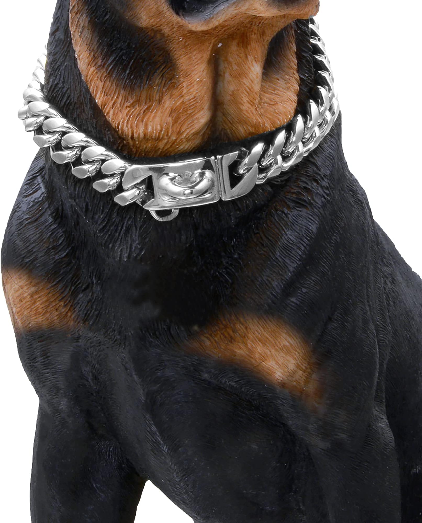 Amazon.com : BAOBOTE Gold Dog Chain Collar Walking Metal Chain Collar ...