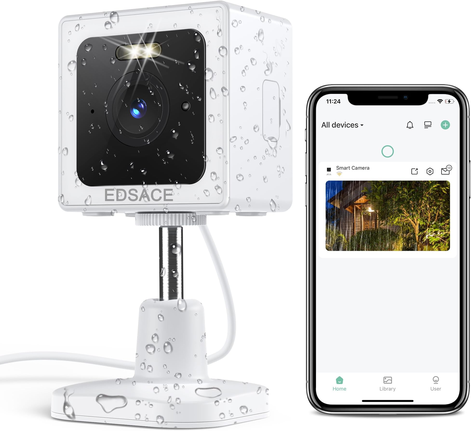 Amazon.com : EOJO Indoor Cameras for Home Security – WiFi Camera Indoor ...