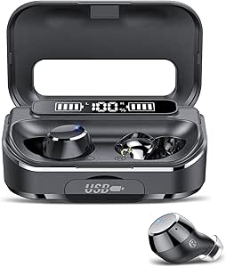 Amazon.com: Lekaby True Wireless Earbuds Bluetooth 5.3 Headphones 100H ...