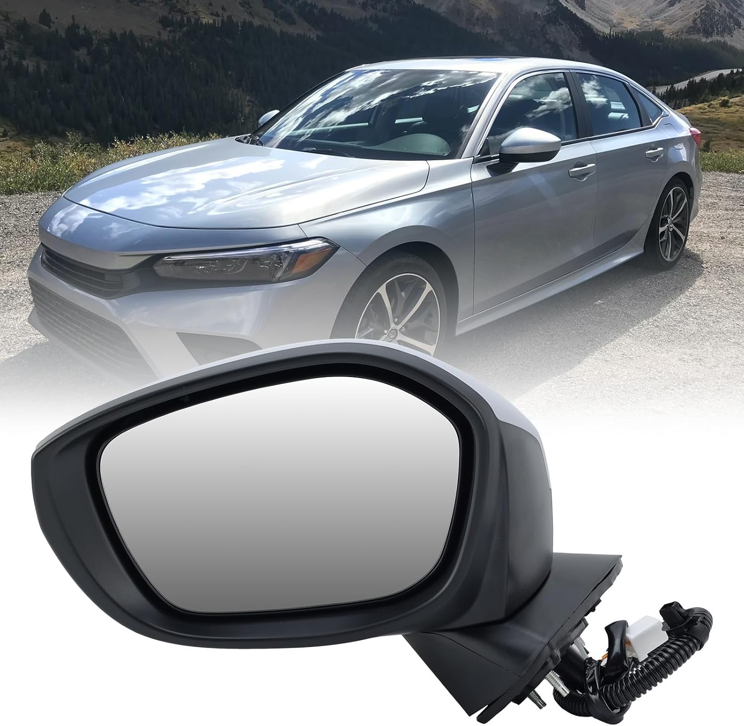 Amazon.com: MOFOAP Left Driver Side Mirror Compatible With 2022 2023 ...