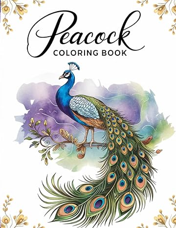 Amazon.com: Peacock Coloring book: Elegant Designs to Color and Relax ...