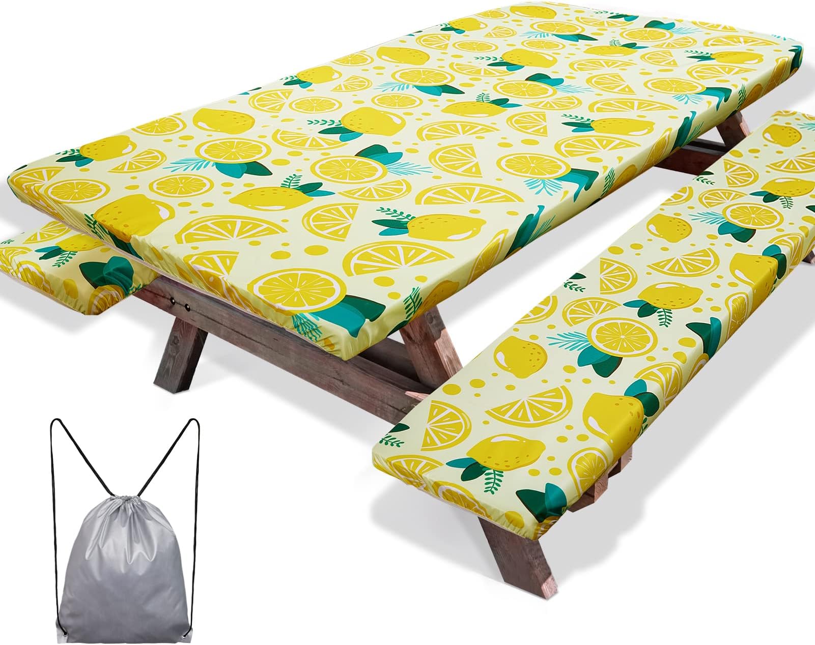 Amazon.com: ARTABLE Picnic Table Cover Bench Covers Spring Summer ...