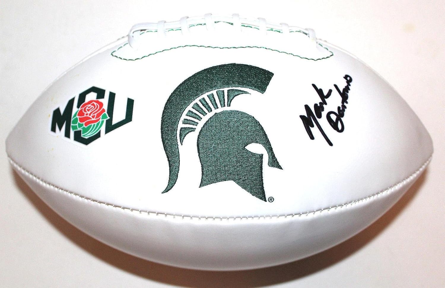 Amazon.com: Mark Dantonio Signed Michigan State Spatans Logo Football w ...