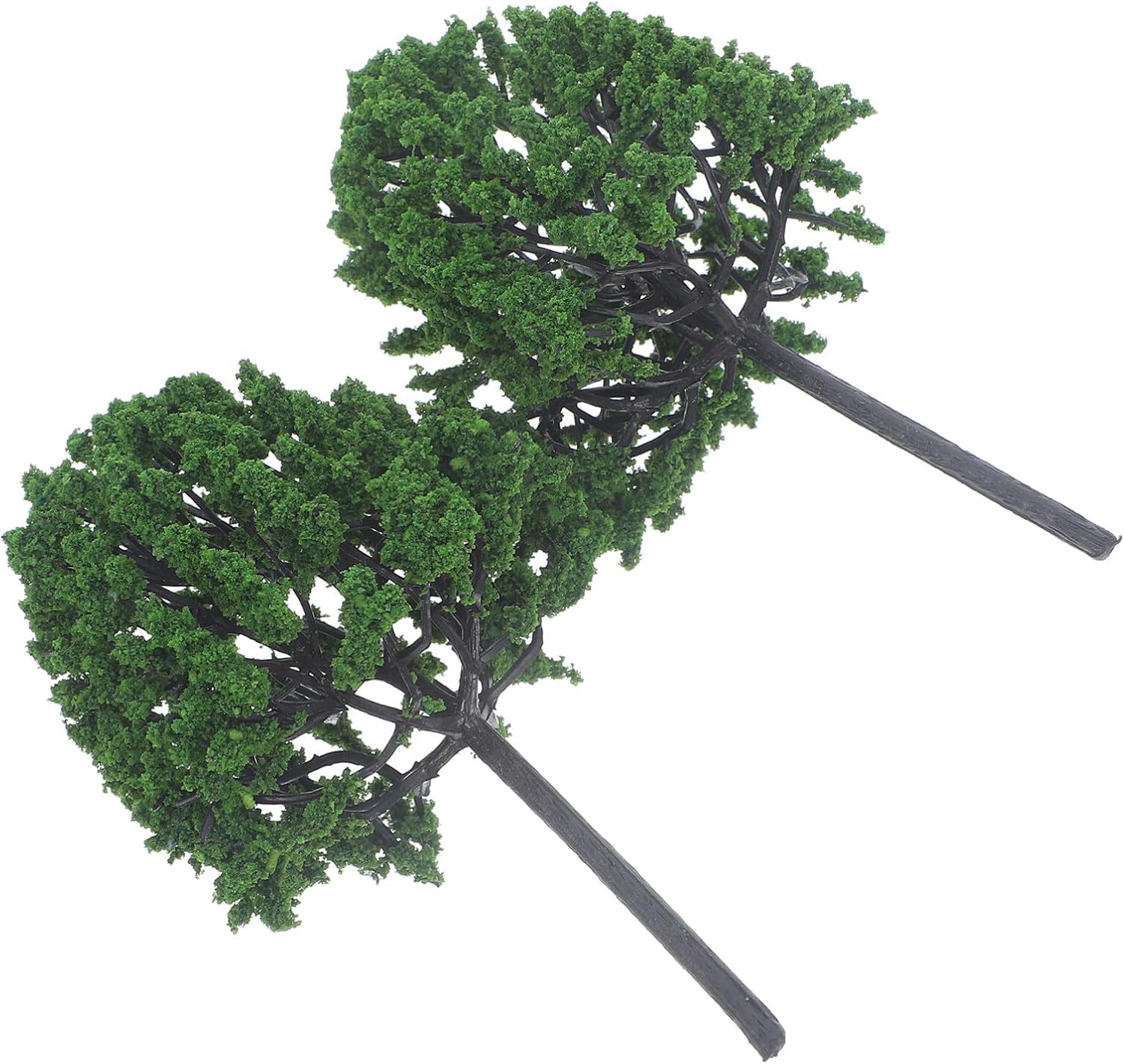 Amazon.com: ibasenice 2pcs Miniature Fake Trees Model Trees for Craft ...