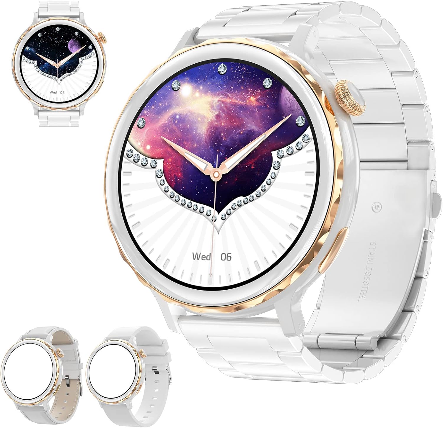 Amazon.com: FEKIDO Women's Fashion Smart Watch (Answer/dial), HD Screen ...