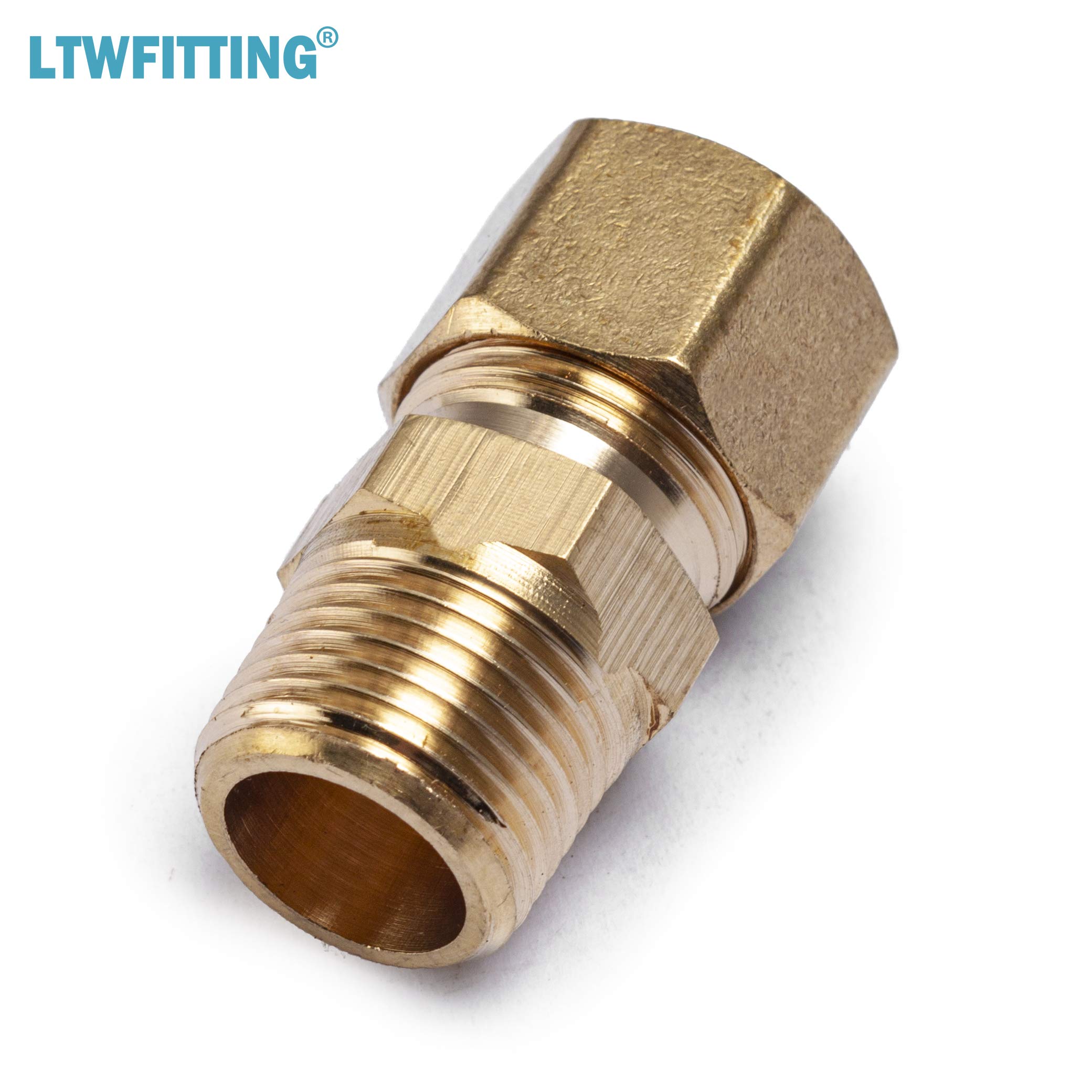 Snapklik.com : LTWFITTING Brass 1/2-Inch OD X 3/8-Inch Male NPT ...