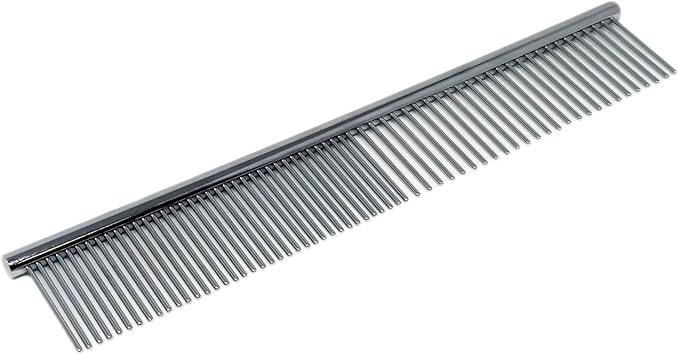 Amazon.com: Snuggly Paws Metal Dog Grooming Comb - 7 1/2" Stainless ...