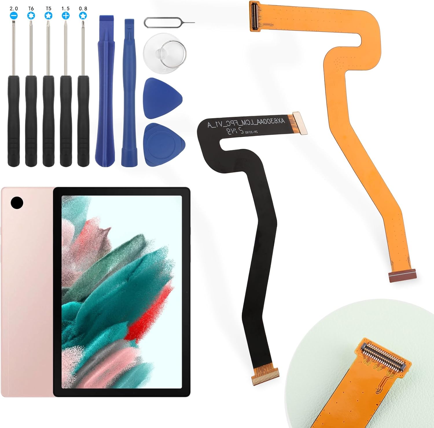 Amazon.com: Screen Display Connector Flex Cable Replacement for Samsung ...