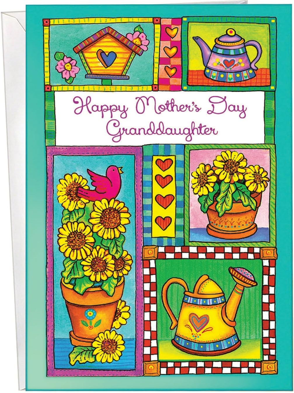 Amazon.com : Chuck's Card-O-Rama - Mother's Day Card For Granddaughter ...