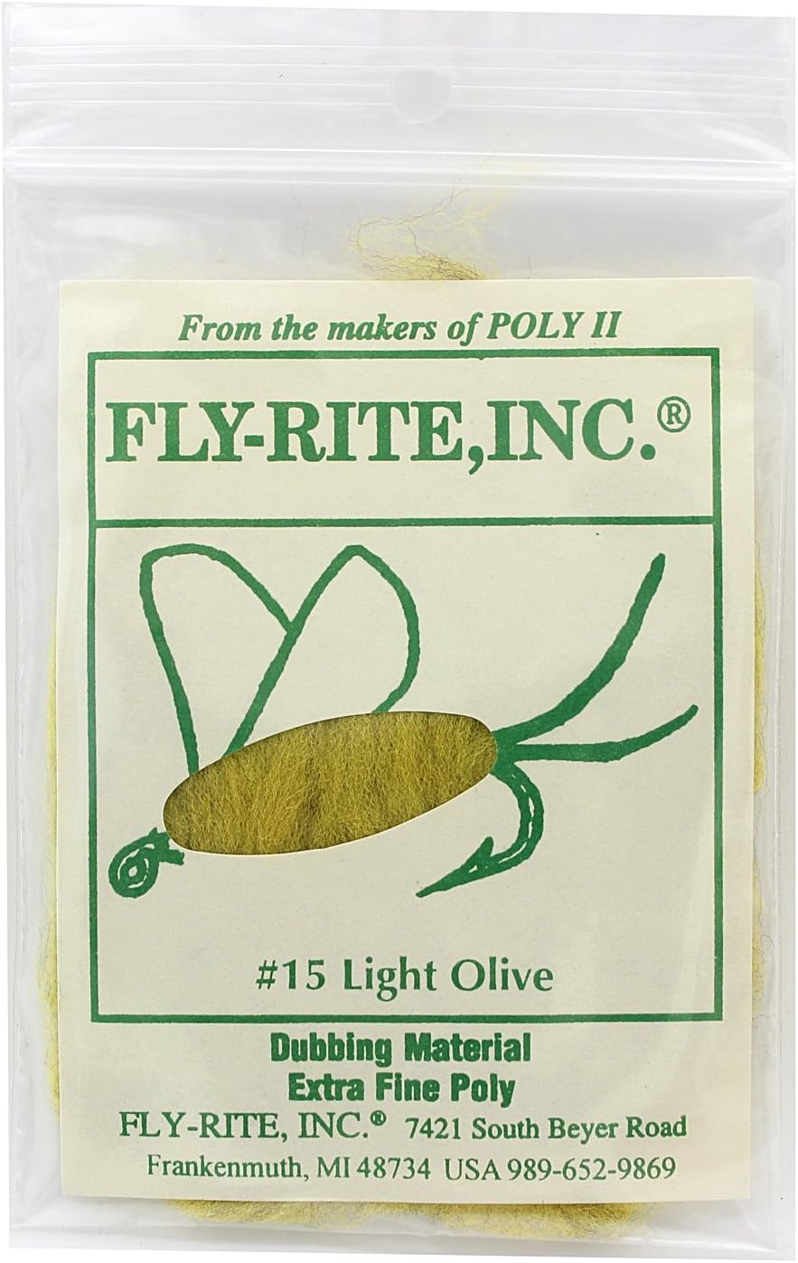 Amazon | FLY-RITE,INC(フライライトインク) フライライト #15ライトオリーブ | FLY-RITE,INC(フライ ...