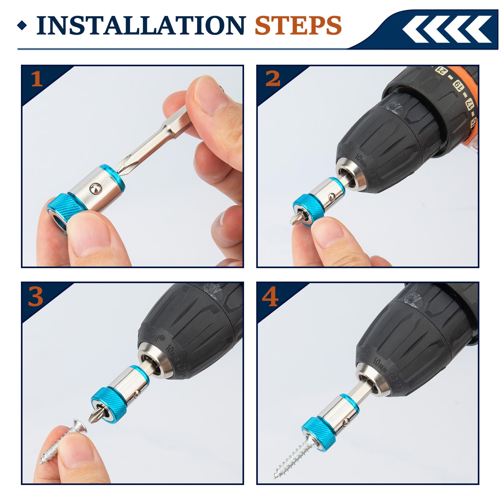 Magnetic Screwdriver Bit Accessory Power Mag Bit Ring, Screwdriver Head ...