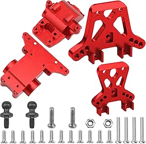 Amazon.com: 1Set Vgoohobby Aluminum Alloy Differential Housing Bulkhead ...