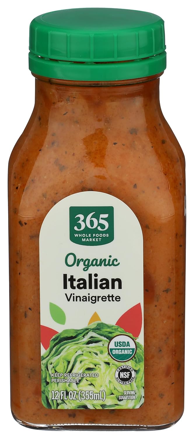 Amazon.com: 365 By Whole Foods Market, Organic Italian Vinaigrette, 12 ...