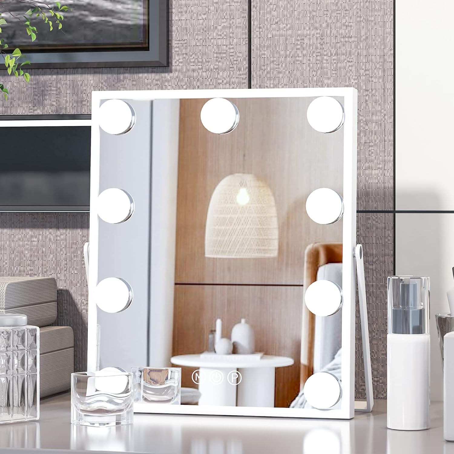Amazon.com - CASSILANDO Hollywood Vanity Mirror with Lights, Vanity ...