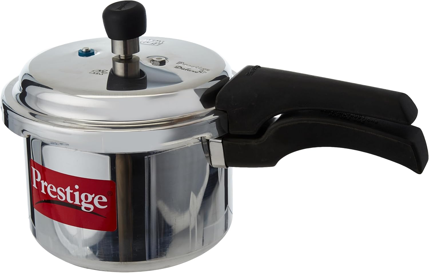 Amazon.com: Prestige Deluxe Plus Aluminum Pressure Cooker, 3 Liter ...