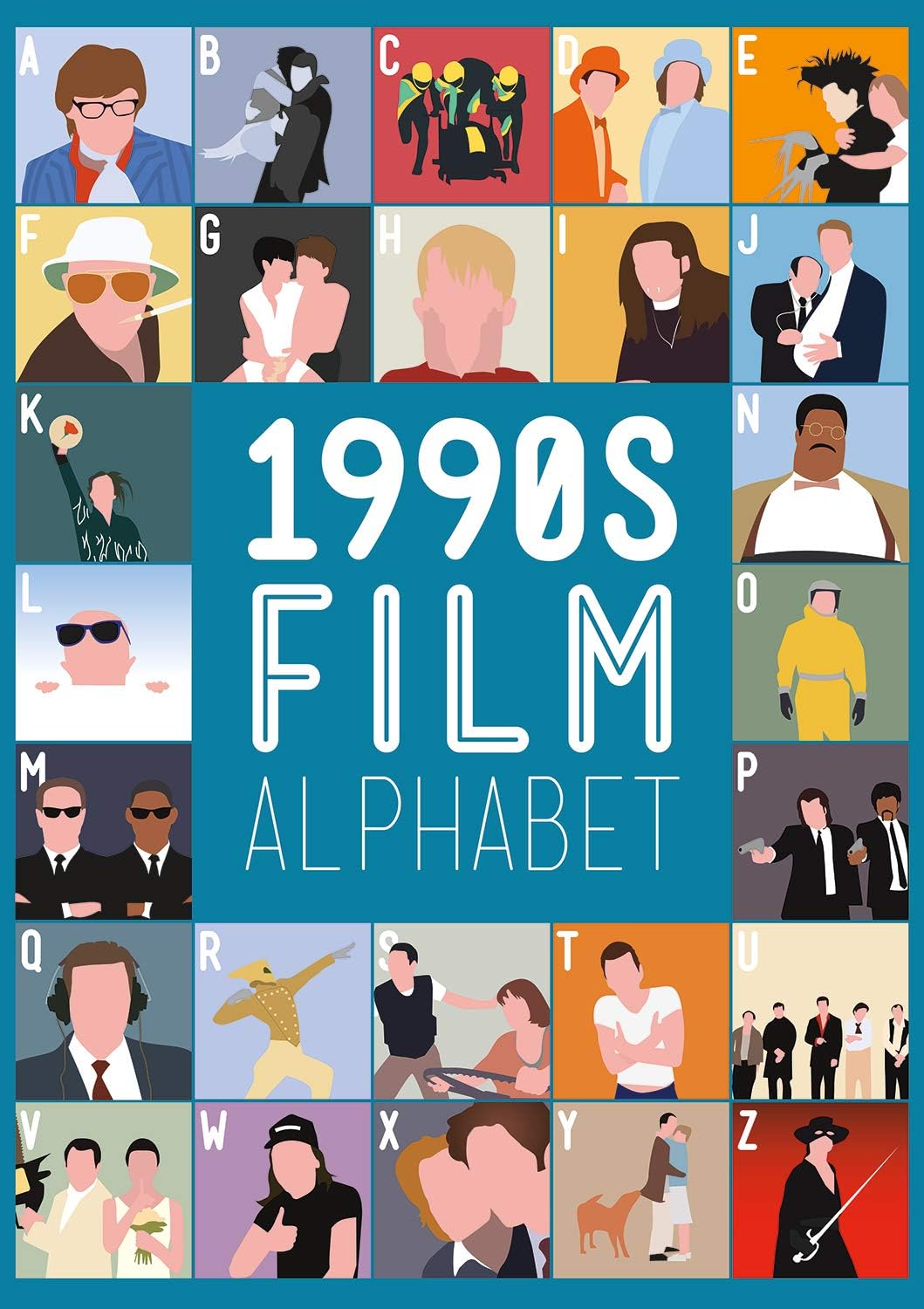 Amazon.com: Buffalo Games - 1990's Film Alphabet - 300 Large Piece ...