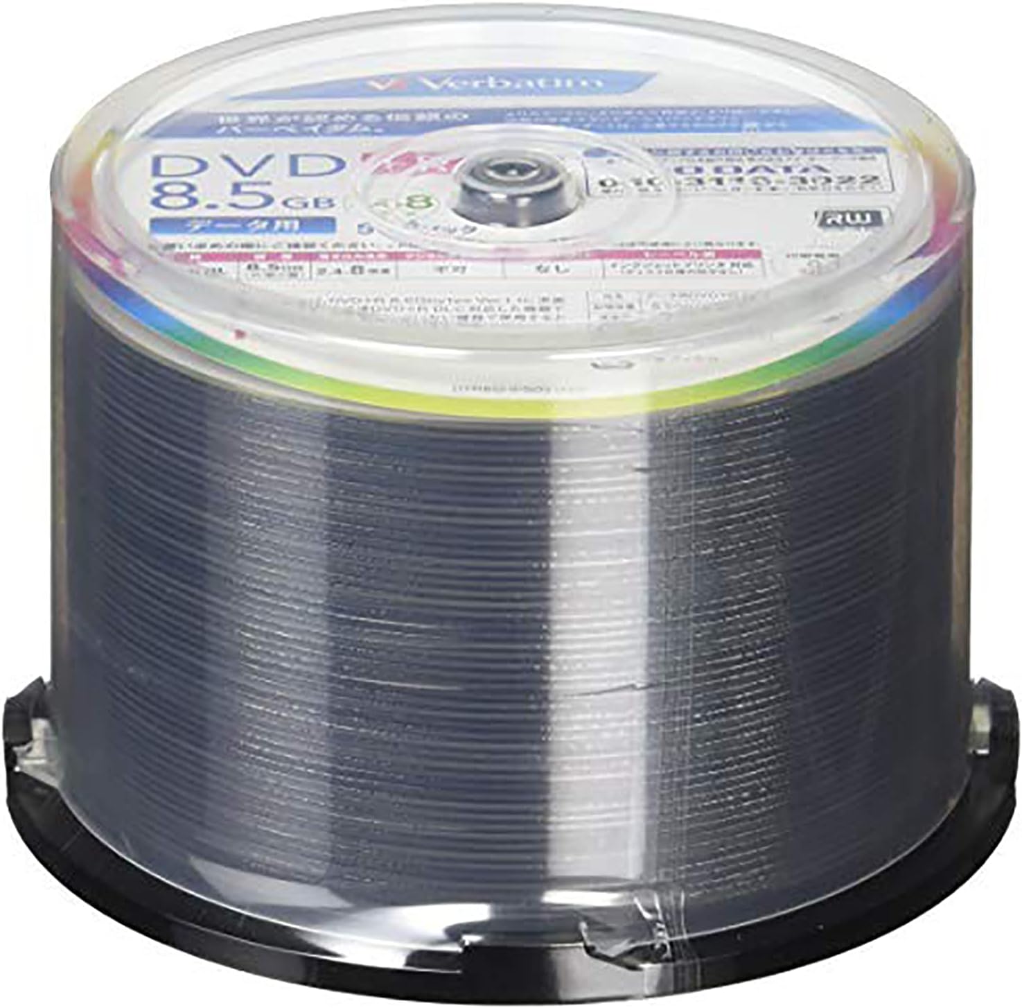 Amazon.co.jp: HIDISC DVD+R DL 片面2層 データ用 容量8.5GB 8倍速対応 1回データ記録用 インクジェットプリンタ対応 50枚 スピンドルケース入 ...