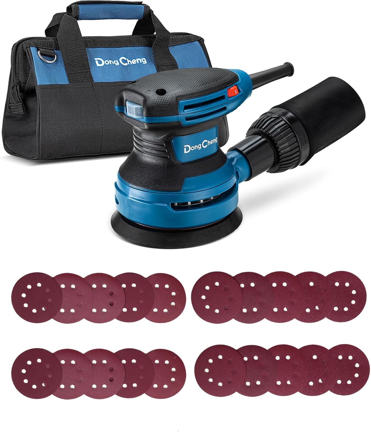 Dong Cheng 5-Inch Random Orbital Sander 380W 12800OPM Electric Palm ...