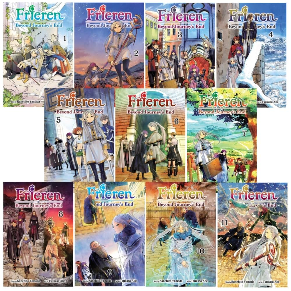 Frieren: Beyond Journey's End Series 11 Books Set - Vol.1-Vol.11: Author: Kanehito Yamada ...