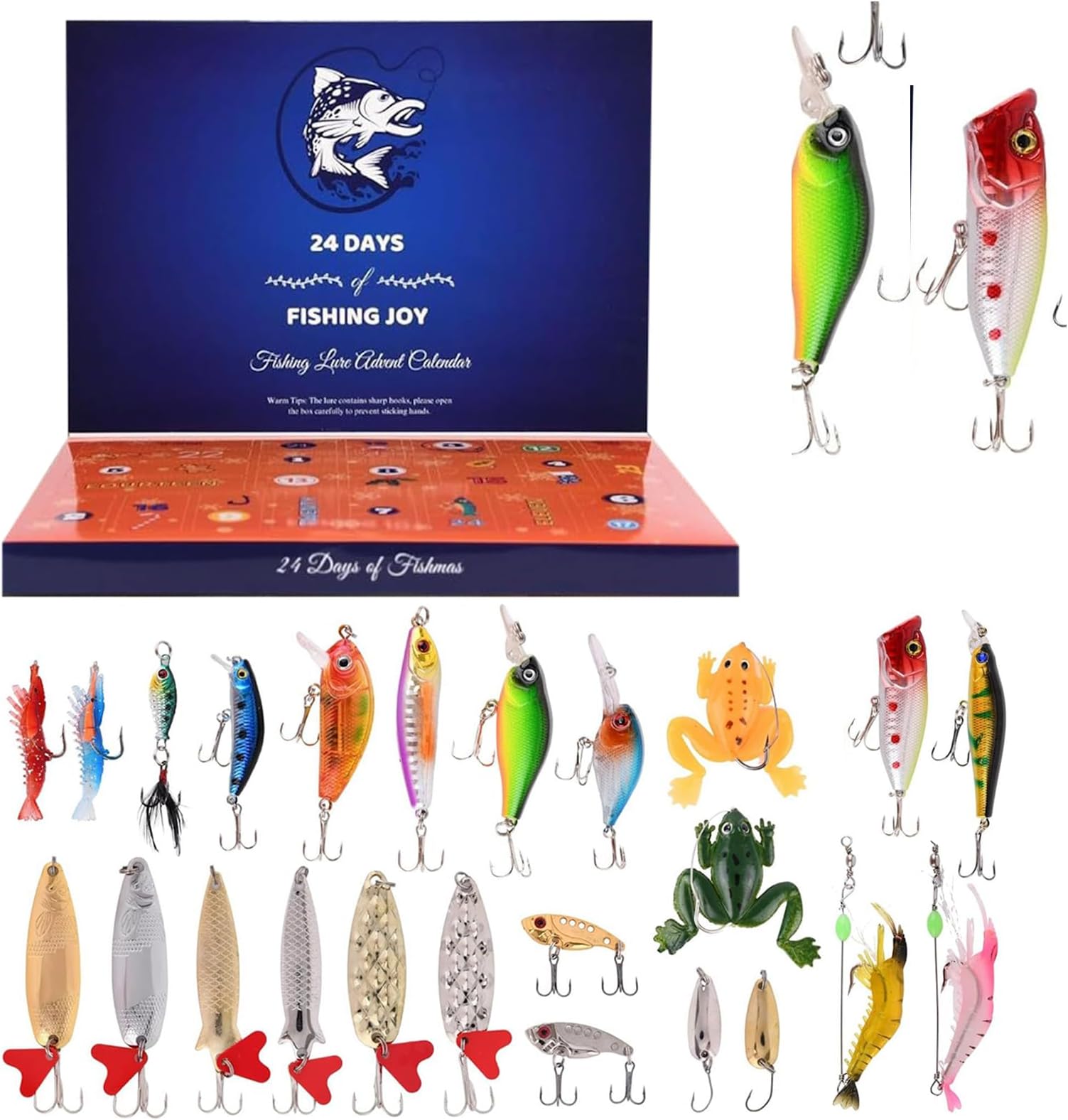 Amazon.com: Fishing Advent Calendar 2024, Christmas Countdown Advent ...