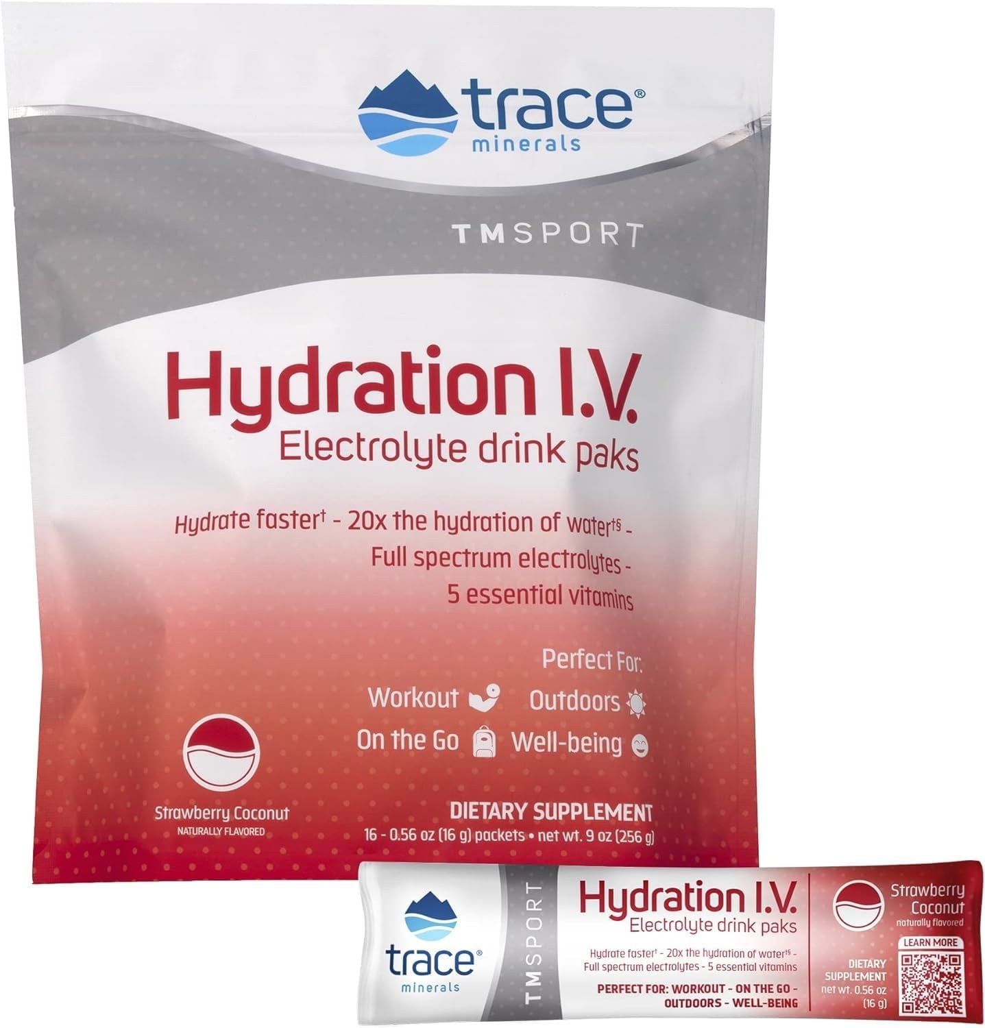 Amazon.com: Trace Minerals | Hydration I.V. Electrolytes Powder Packets ...