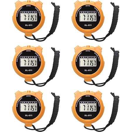 Amazon.com: 6-Pack Multi-Function Electronic Digital Sport Stopwatch ...