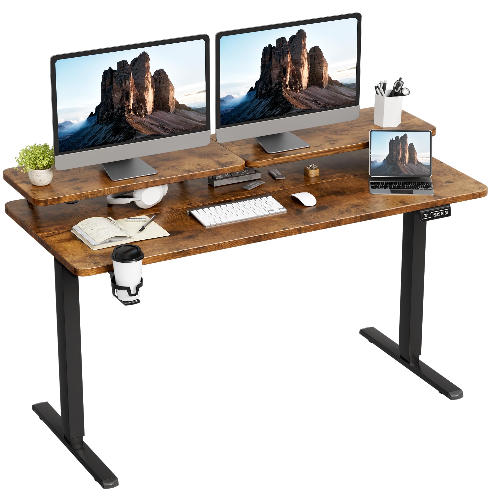 Snapklik.com : JUMMICO Electric Standing Desk, Adjustable Height Desk ...