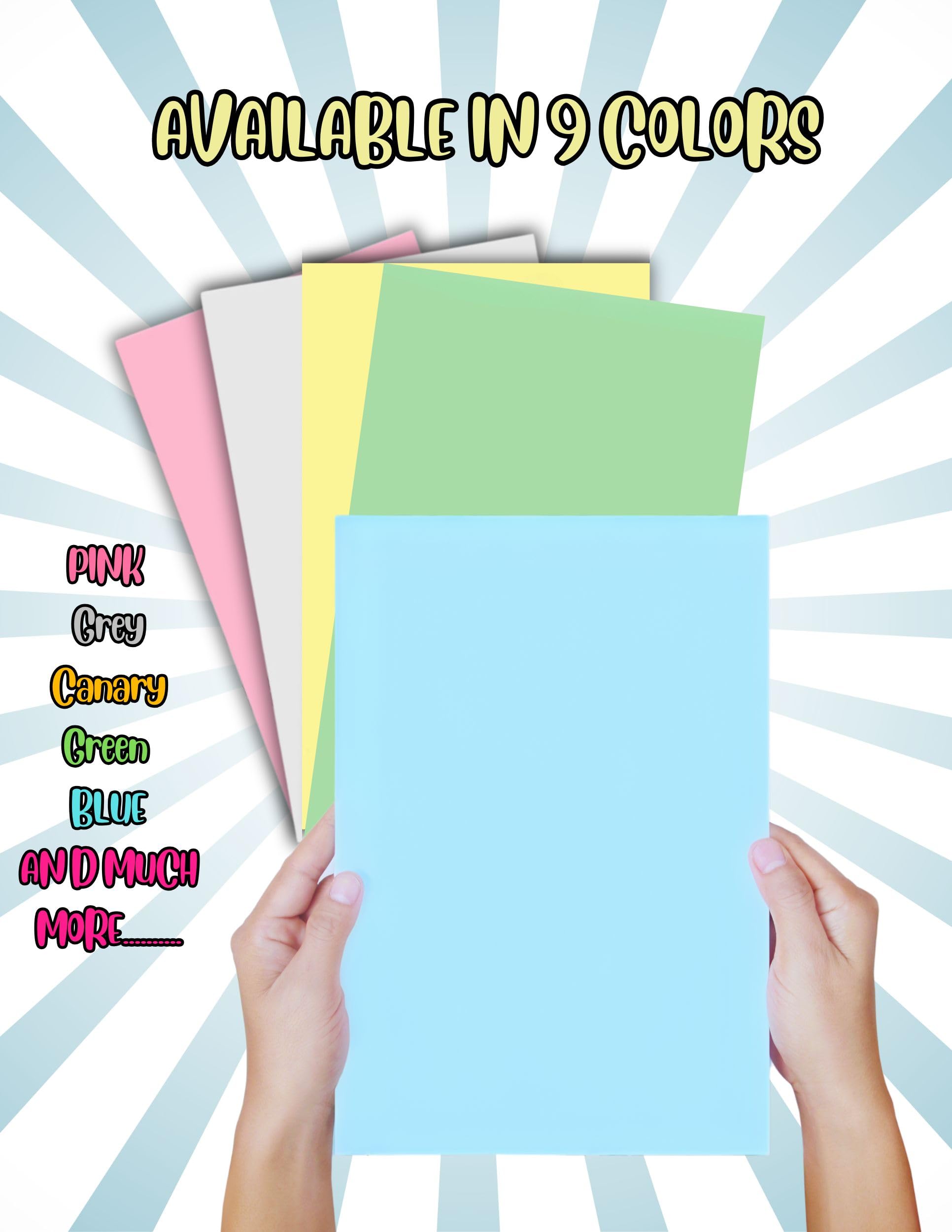 Limited Papers (TM) Colored Copy Paper – 24lb/60lb Text, 90 GSD, 11