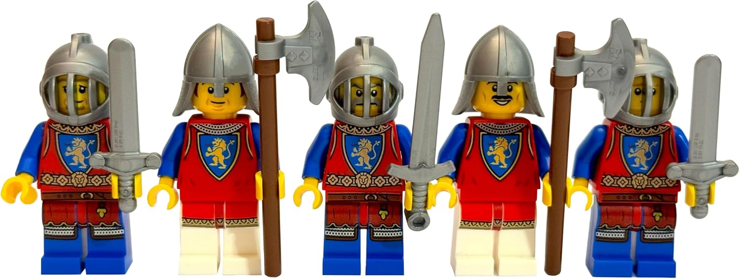 Lego® Ritter Minifigure Cavalieri di leone – Personaggi medievali Lego ...