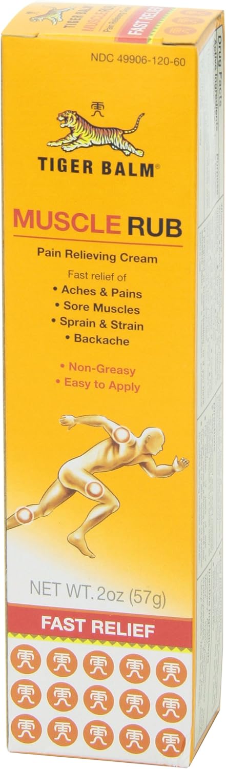 Tiger Muscle Rub Crema Analgésica Tópica 2 onzas (2.01 oz) (Paquete de ...