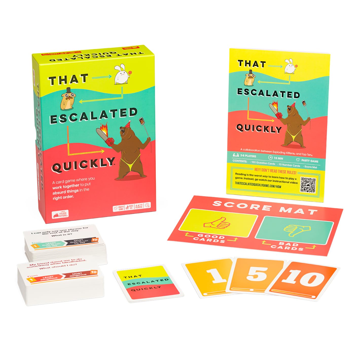 Snapklik.com : Exploding Kittens Presents That Escalated Quickly ...