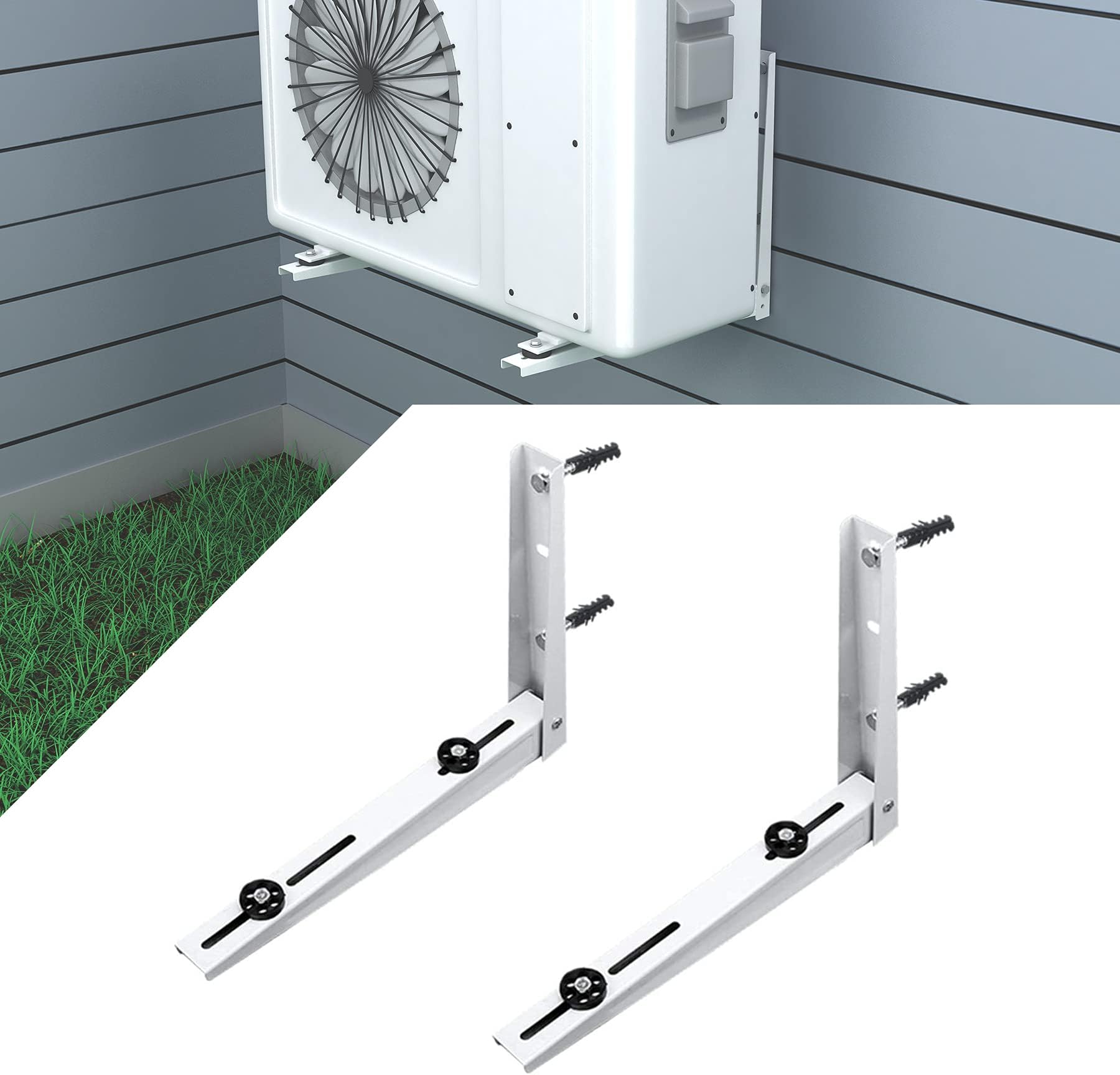 Amazon.com: Cenipar Mini Split Mounting Bracket for 7000 Btu to 12000 ...