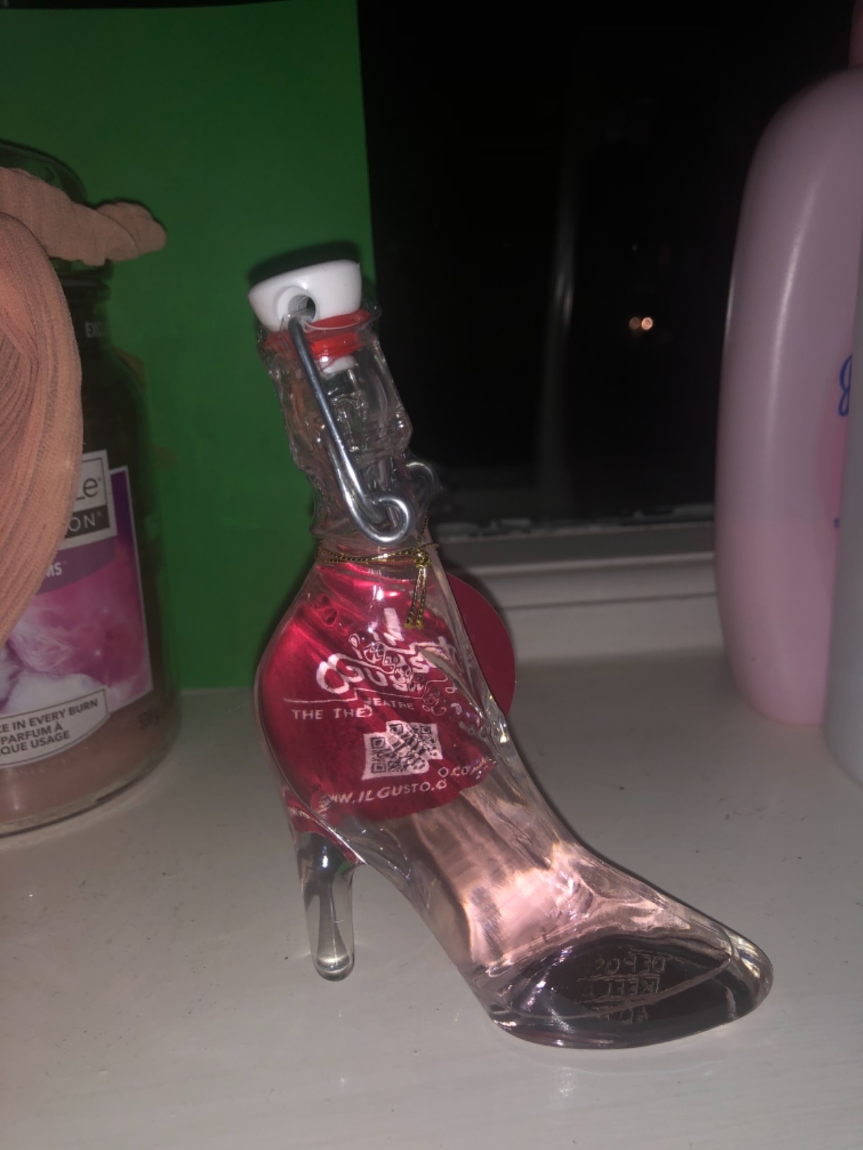 Blood Orange Vodka Miniature Gift| Lady Shoe Shaped Glass Bottle | 40ml ...