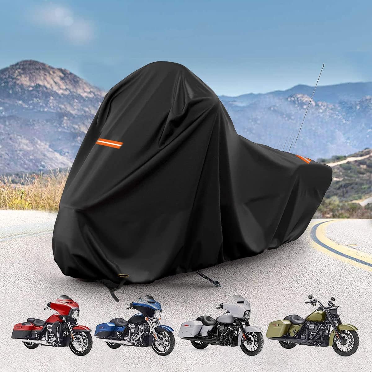 Amazon.com: CarsCover Ultrashield Heavy Duty Waterproof Motorcycle ...