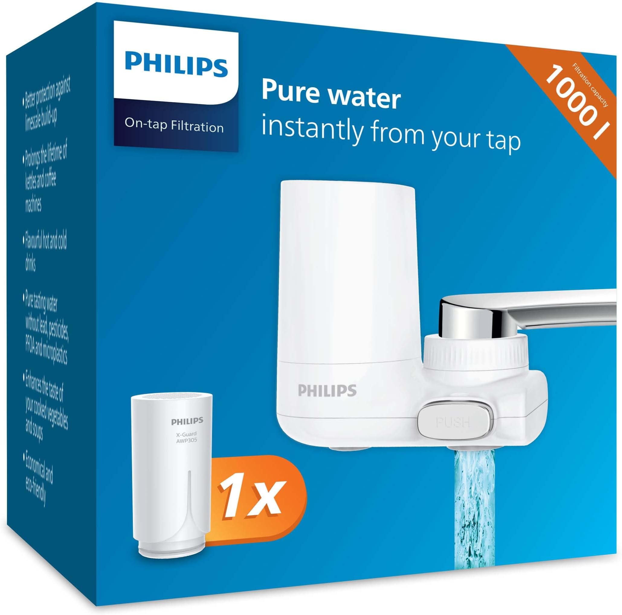 Philips Water Ontap filter AWP3703/10 MICROFILTRATION, 1000 L ...