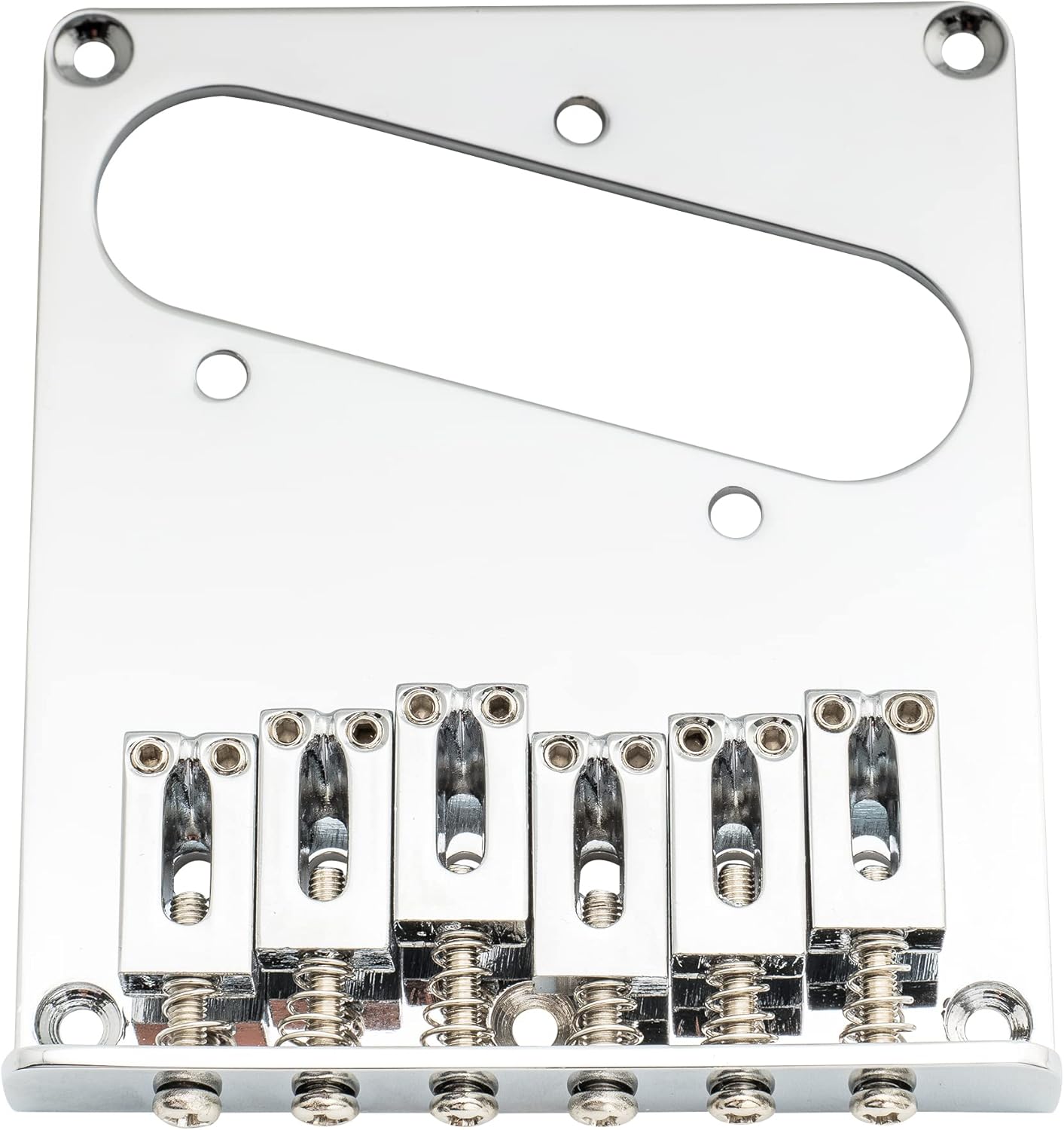 Amazon.com: Musiclily Pro 52.5mm Telecaster Bridge Assembly with 6 ...