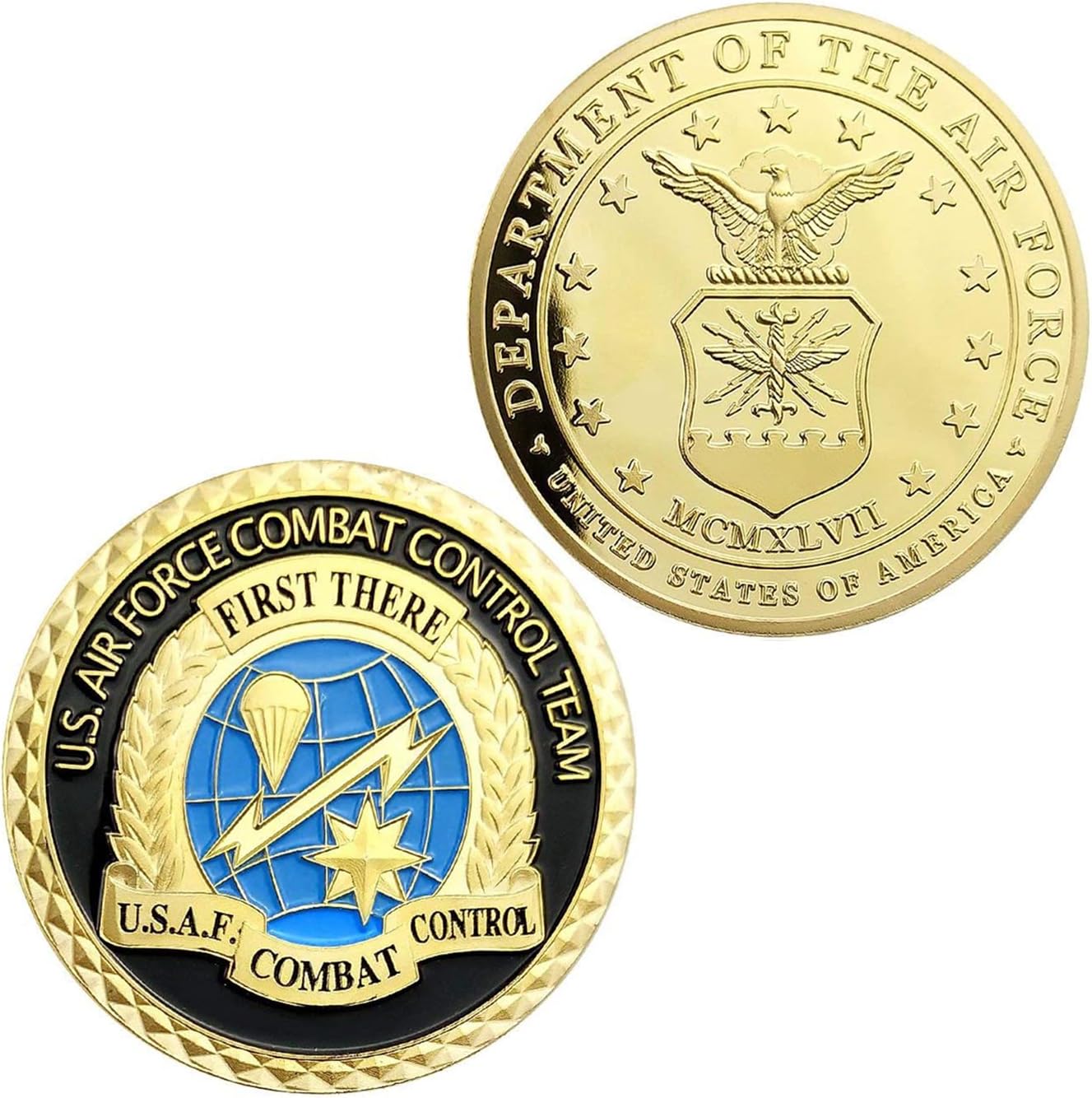 Amazon.com: Glamtune U.S Air Force Challenge Coin USAF Combat Control ...