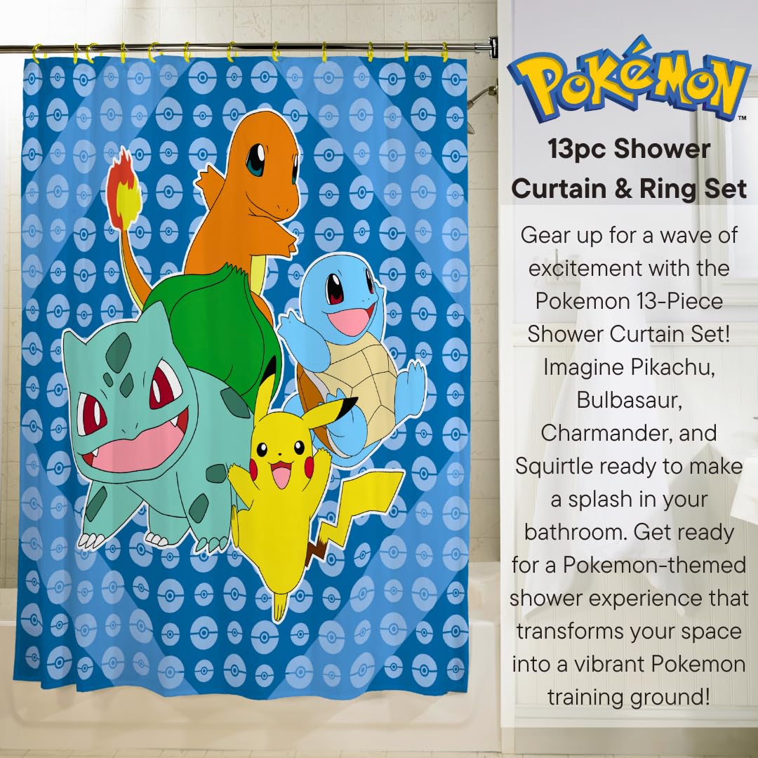Pokemon Bathroom Set Hot Pokemon Pikachu Charmander Kawaii Anime