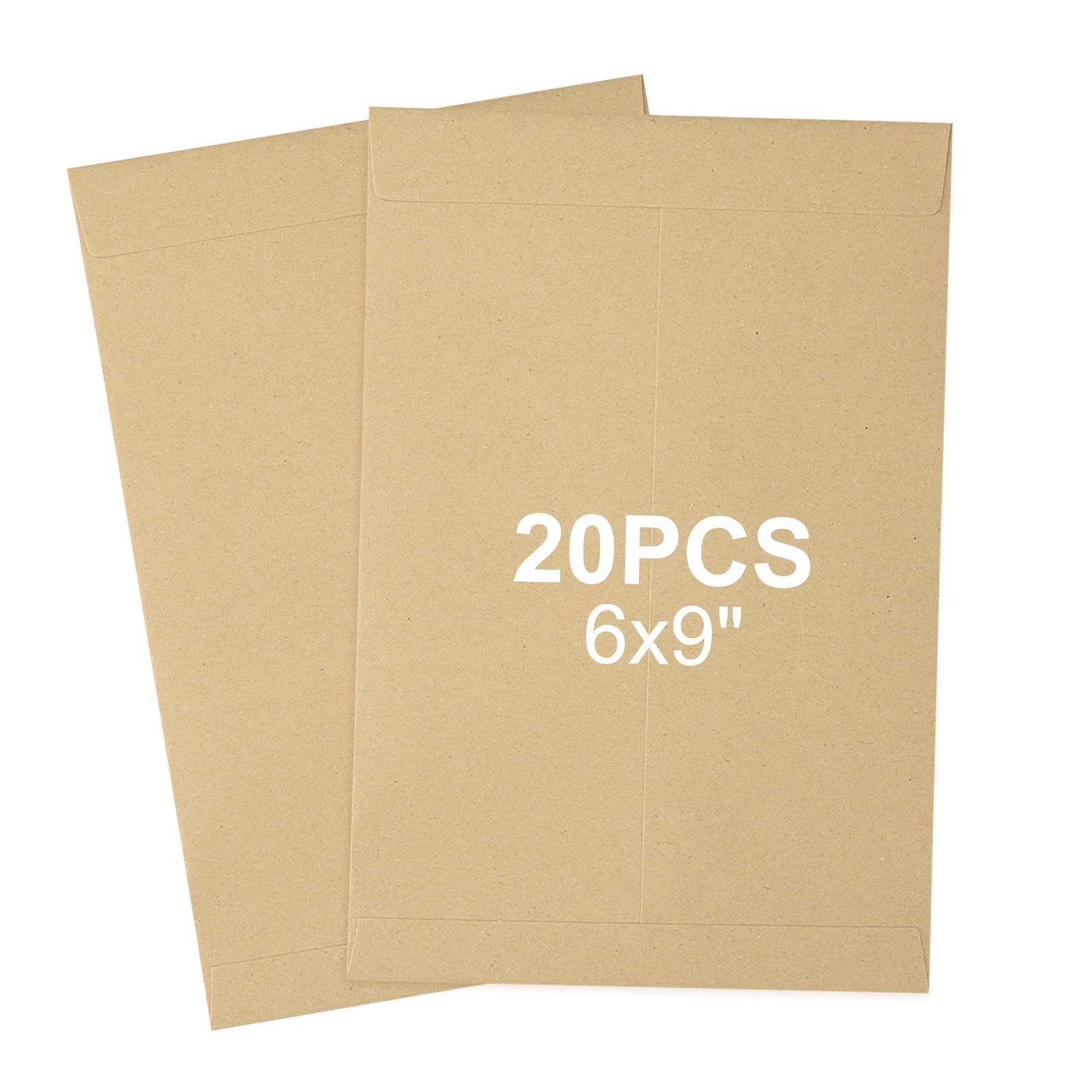 Amazon.com : JEFURE 20 Pcs 6x9 Self Seal Catalog Envelopes, Mailing ...