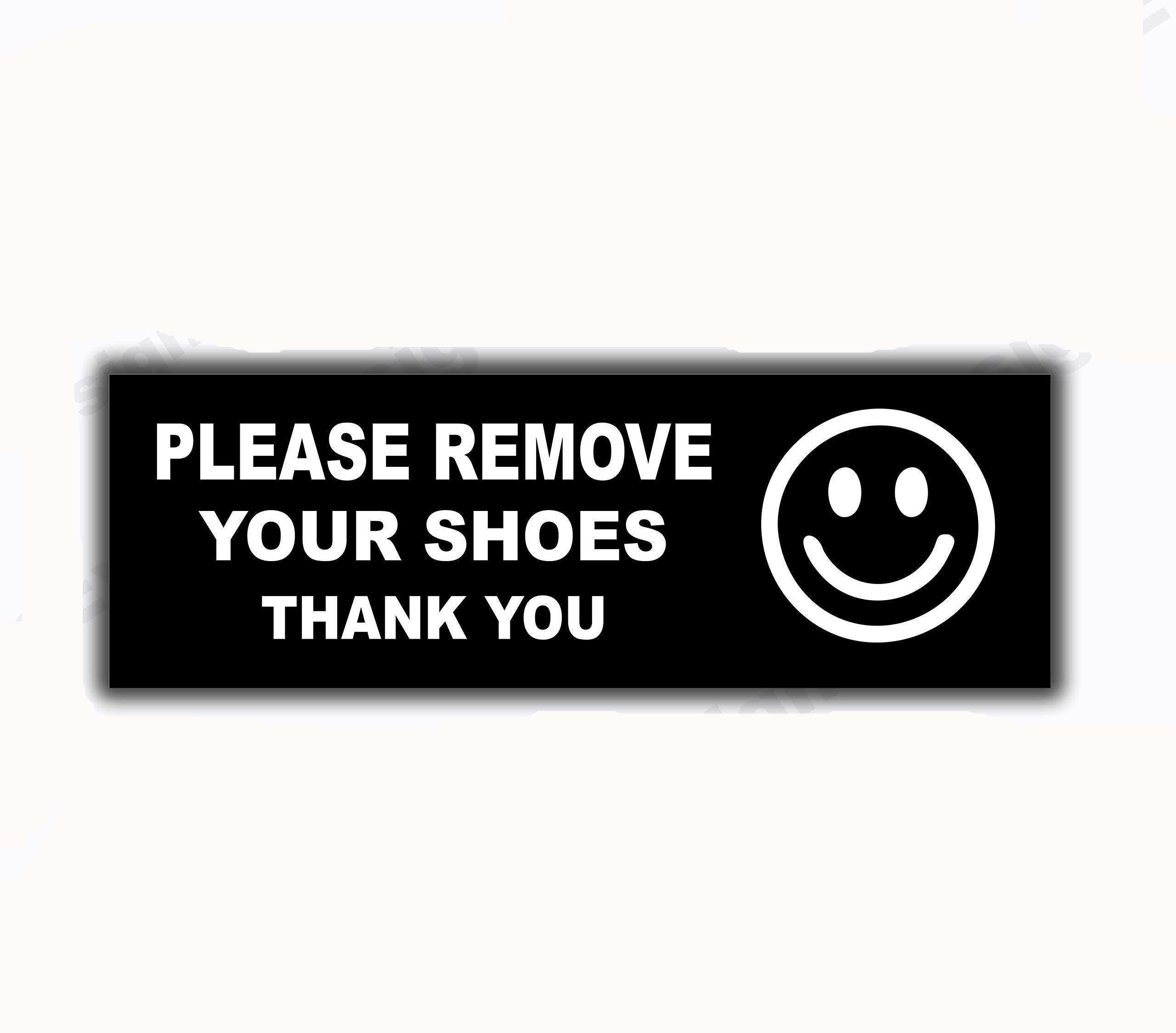 Buy SIGN EVER Sign Board For Remove Shoes Office Hotel Restaurant ...