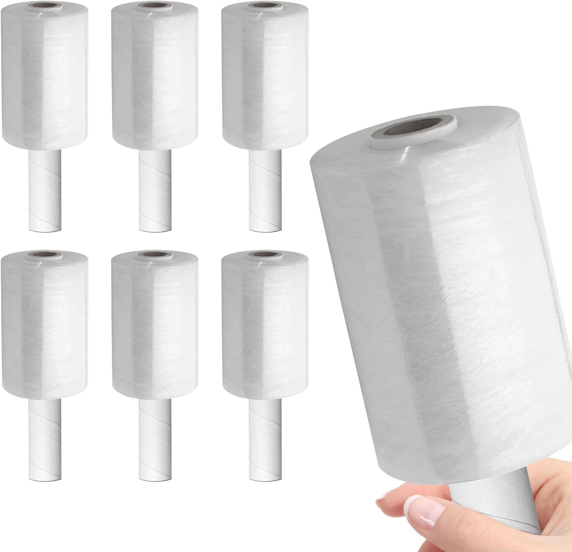 Amazon.com : 5" x 1000' Roll - Shrink Wrap Roll with Handle 80 Gauge ...