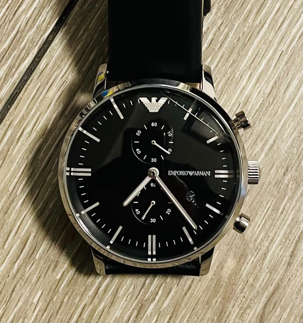 Amazon.co.jp: [エンポリオアルマーニ] Watch エンポリオアルマーニ Gianni AR0397 メンズ Black 正規 ...