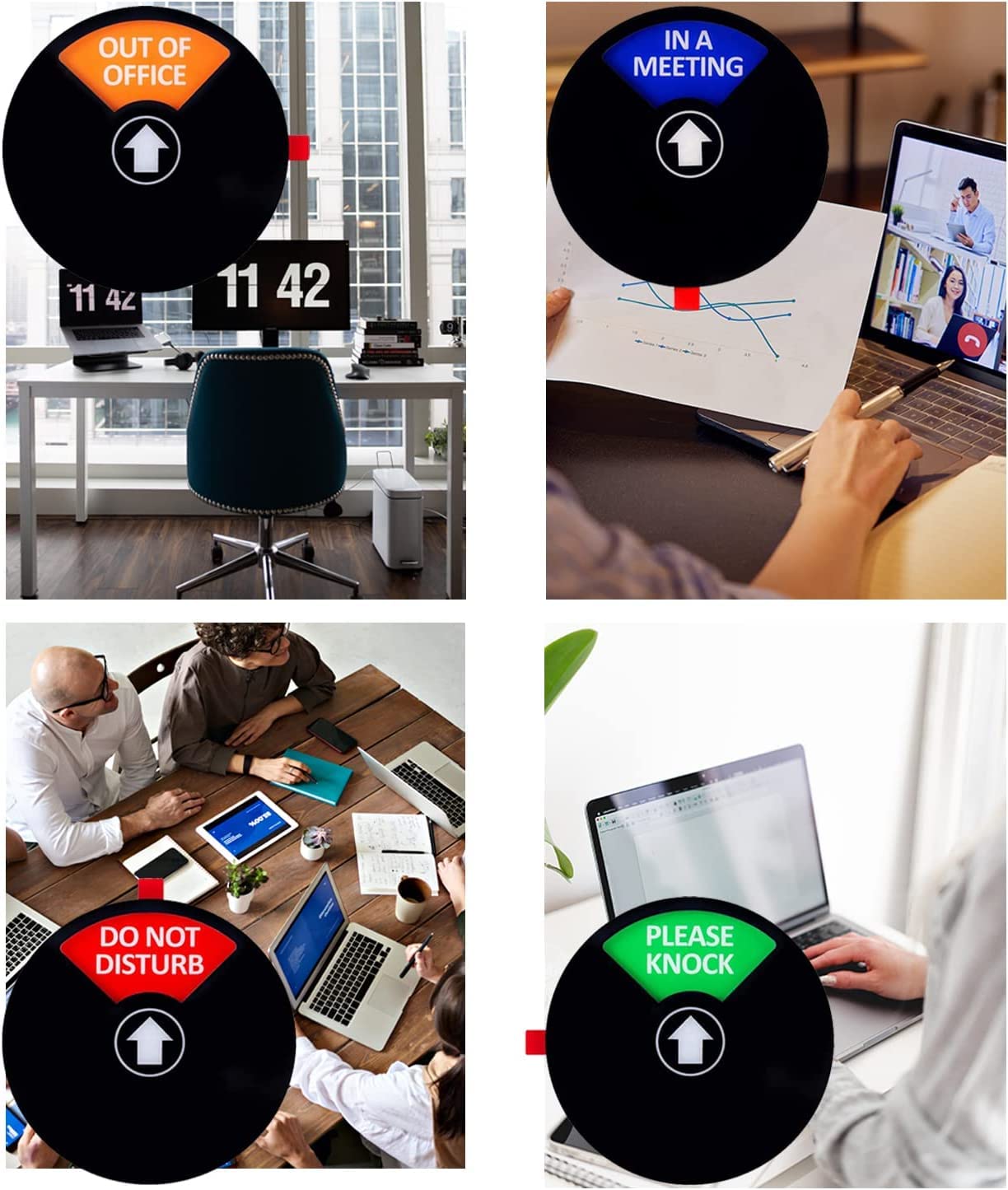 Snapklik.com : Privacy Sign For Office Door, Do Not Disturb Sign, Out ...